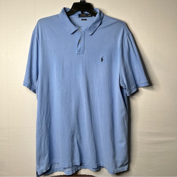 Polo Ralph Lauren | Shirts | Polo Ralph Lauren Light Blue Polo Size Xxl ...